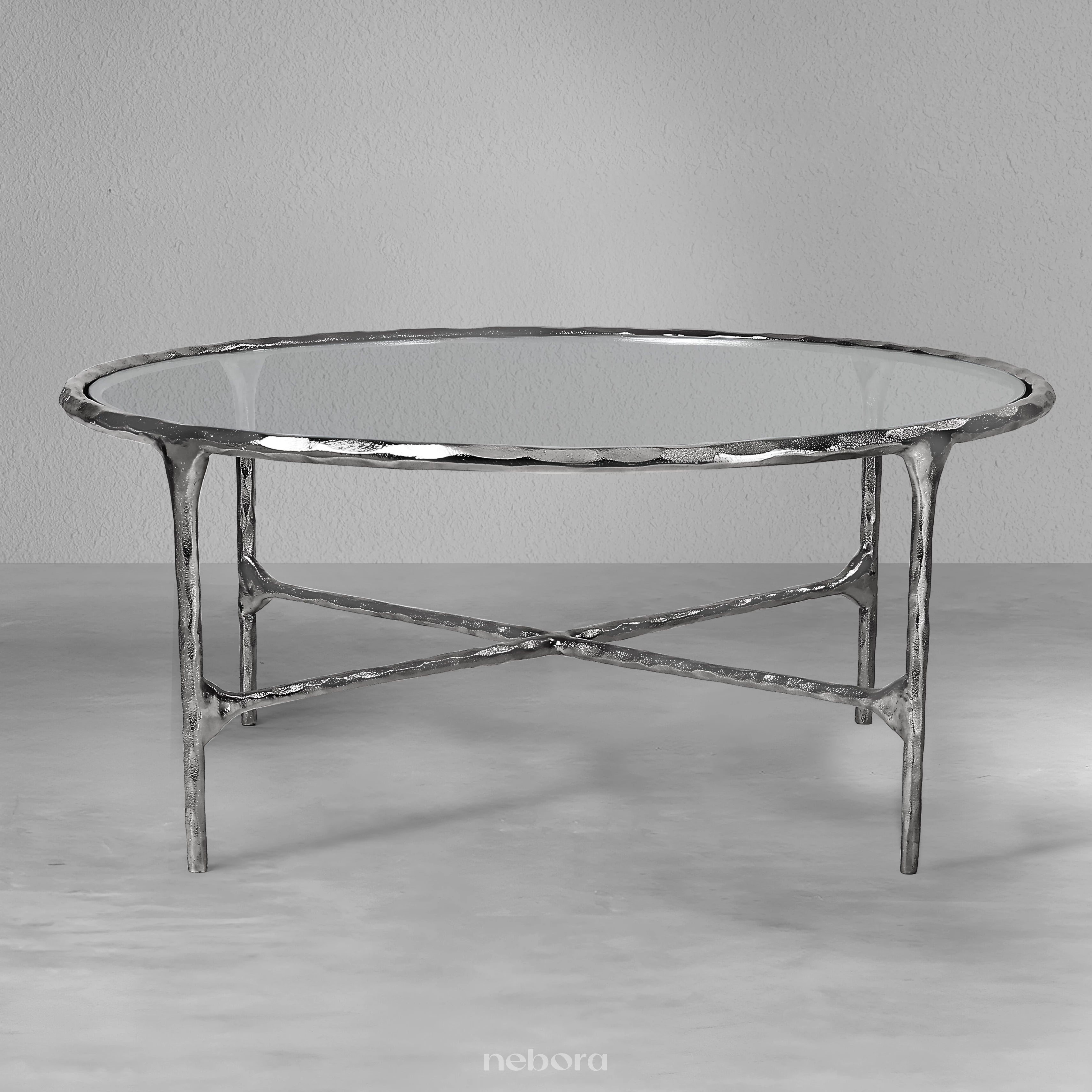 Lunar Hammered Coffee Table – Nebora
